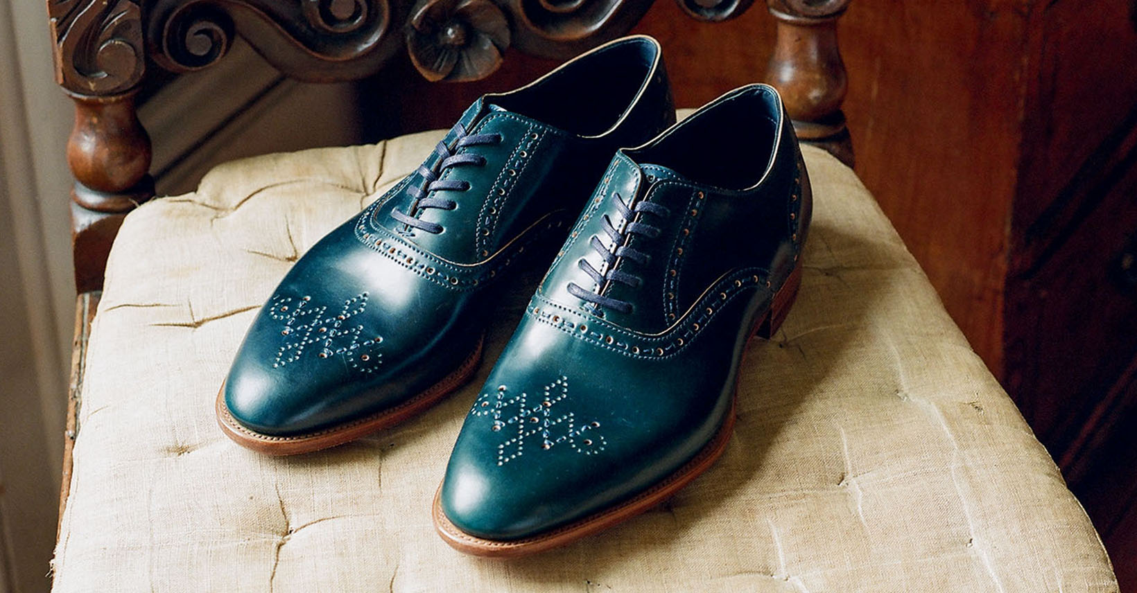 Redbourne Oxford - E.Woodford & Sons - Handmade welted boots and shoes